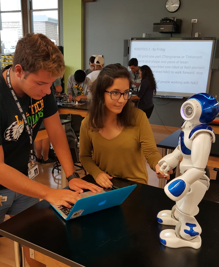 Feature a Teacher: NAO Assisting Students Across a Broad Spectrum