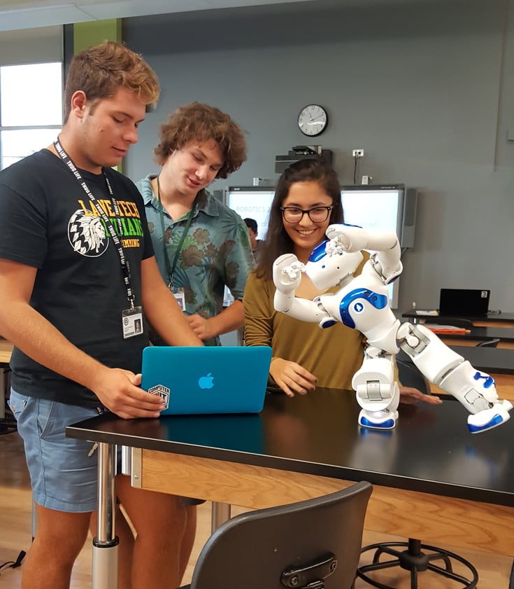 Feature a Teacher: NAO Assisting Students Across a Broad Spectrum