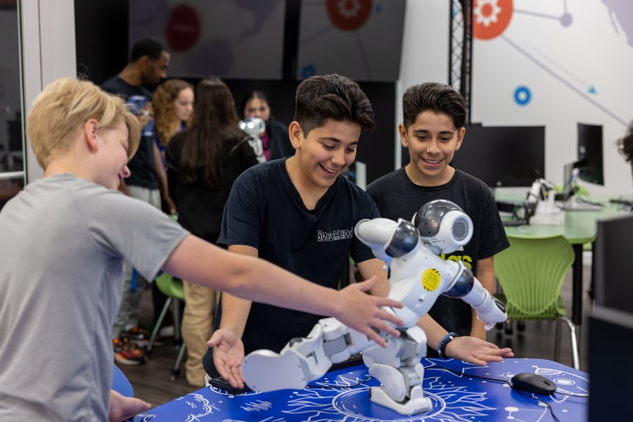 Enhancing Math Proficiency: Unleashing AI Labs and Robots as Engaging Tools