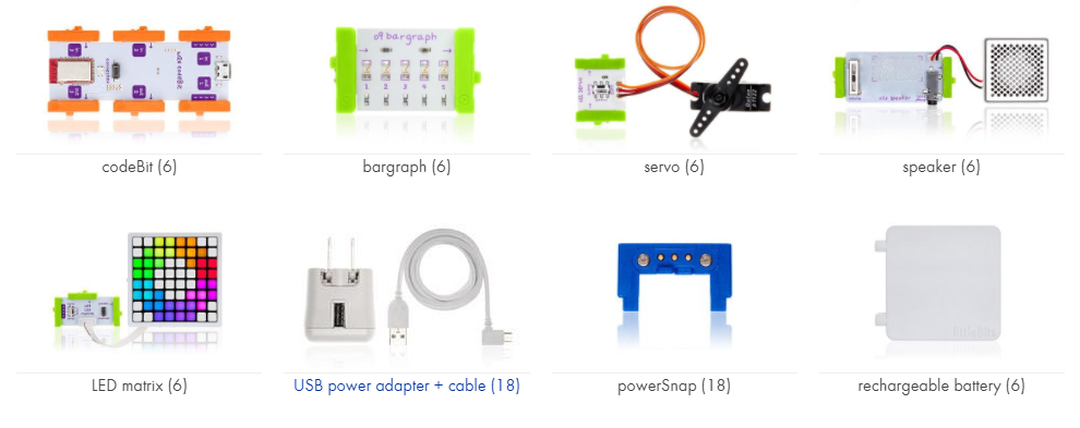 LittleBits Code Kit Education Class Pack