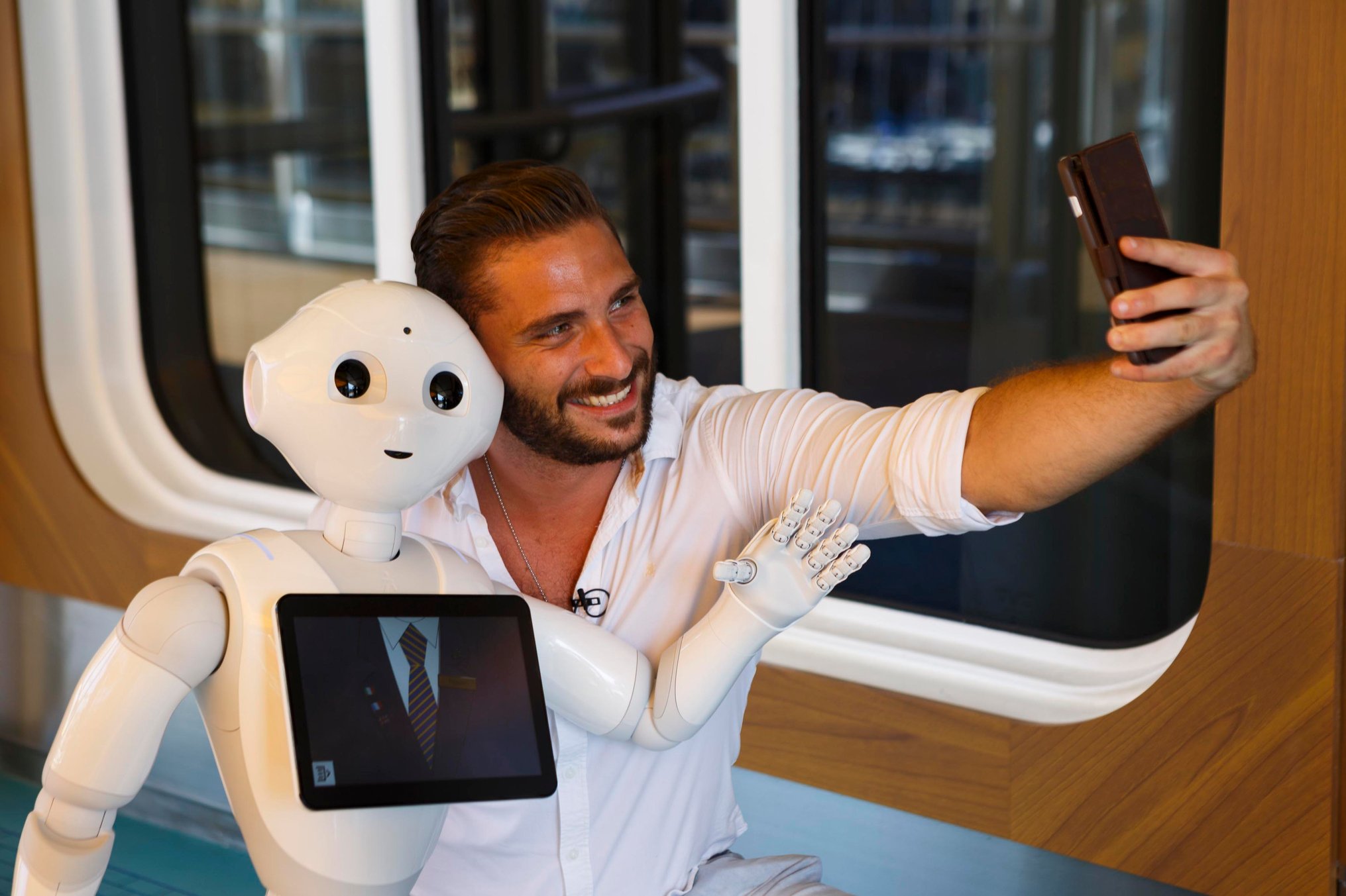 Pepper the sailor Robot